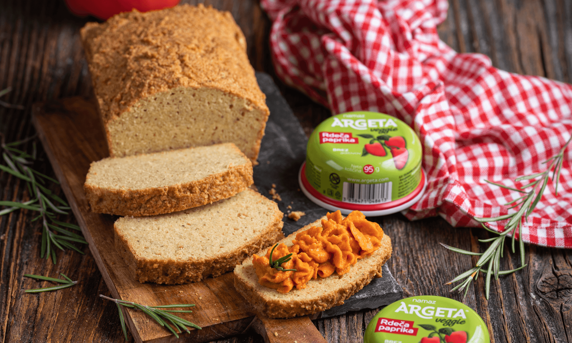 Almond flour bread recipe - Argeta